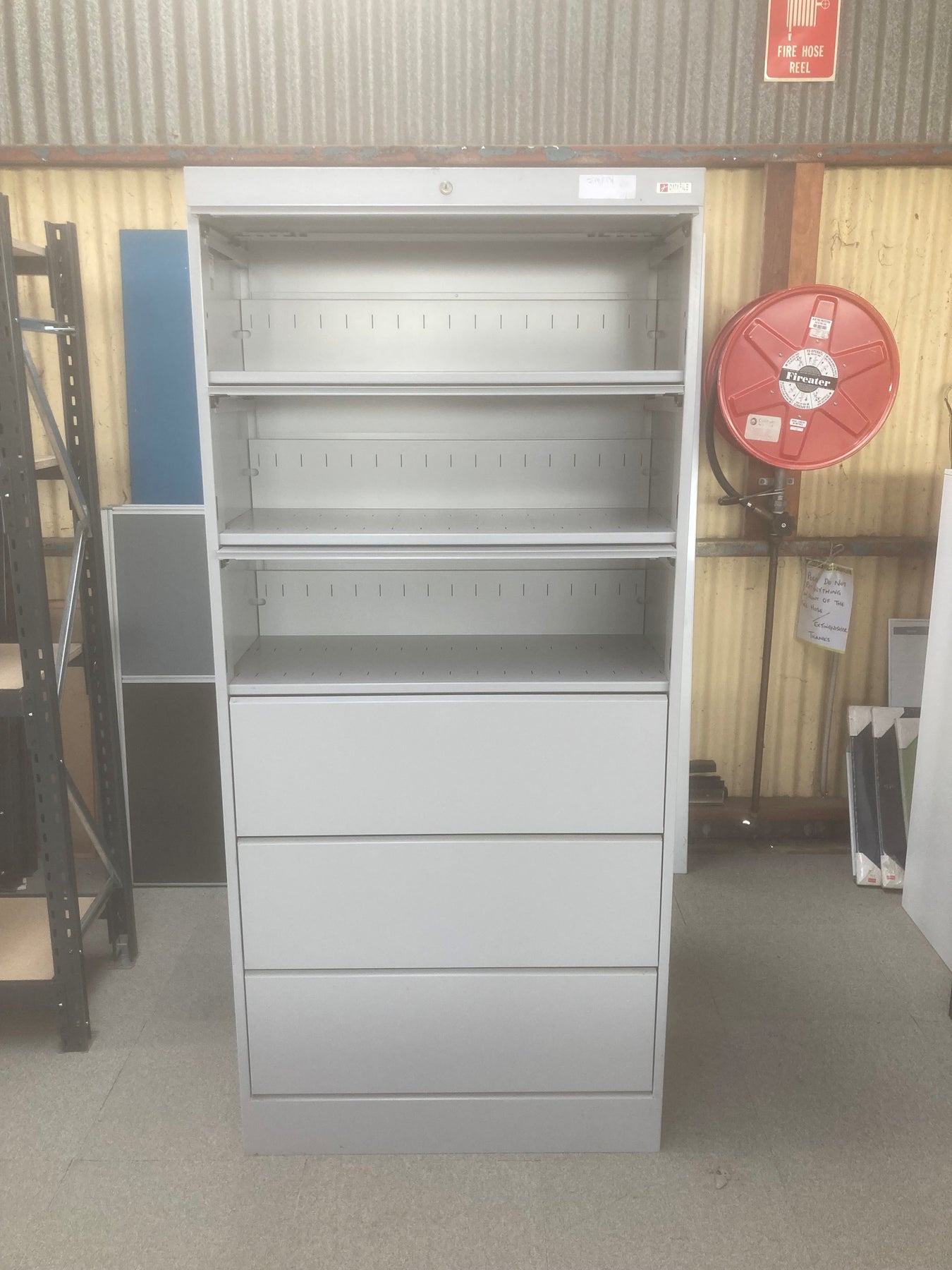 Second hand Metal cabinet 6 door 1980h x 900w x 440d – Mack's Office ...