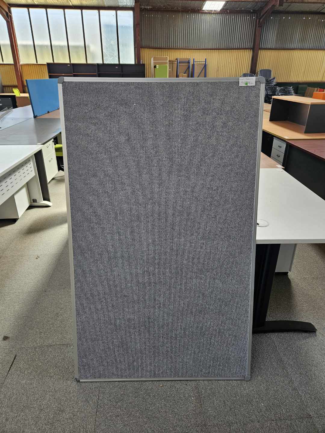 Secondhand dark Grey Pinboard 1500 x 910 – Mack's Office Furniture