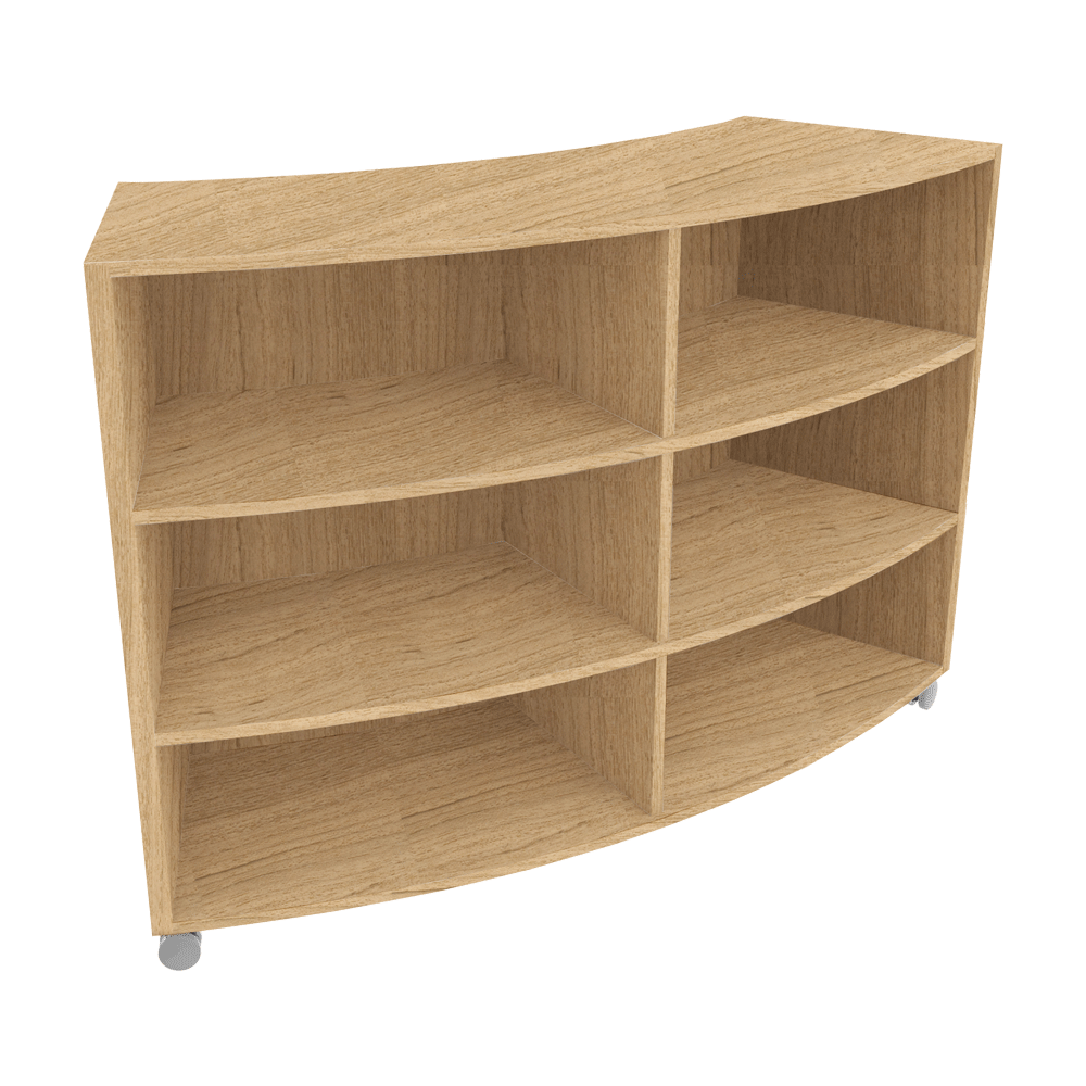 Curve Bookcase – Mack's Office Furniture